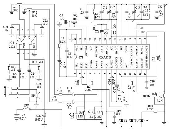 fm811功放电路图,51声道放接线图,短路的电路图(第18页)_大山谷图库